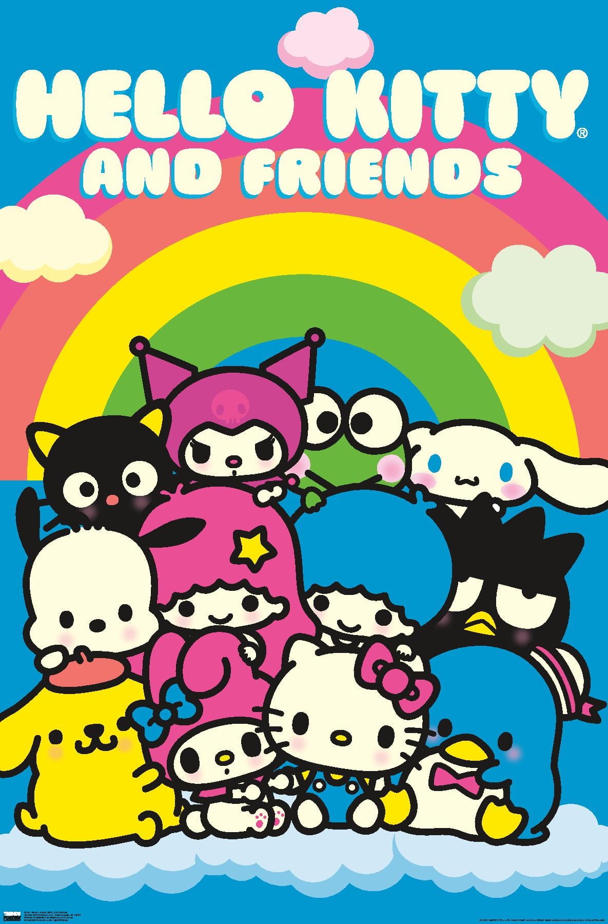 Neon - Hello Kitty and Friends Neon Wall Poster, - Walmart.com