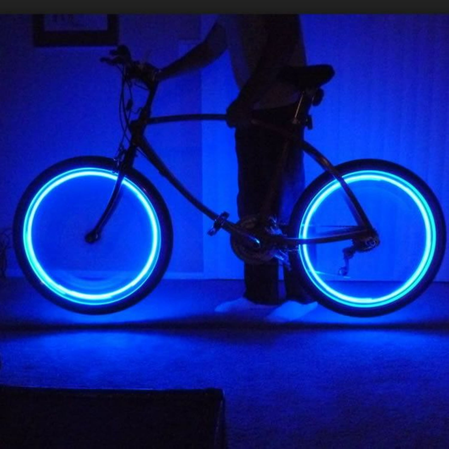 Neon LED Bike Lights 4 Pack Car Motorcycle Wheel Lights with Included ...