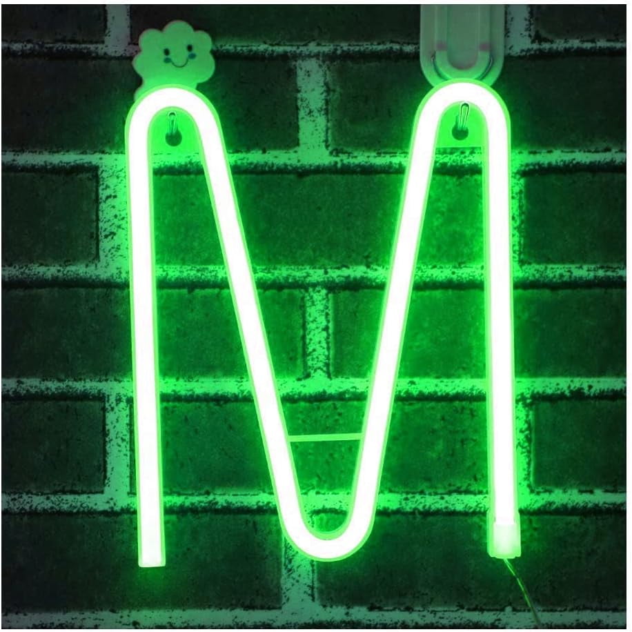 Neon Letter, Neon Lights LED Alphabet Letter Lights Neon Sign Light Up ...