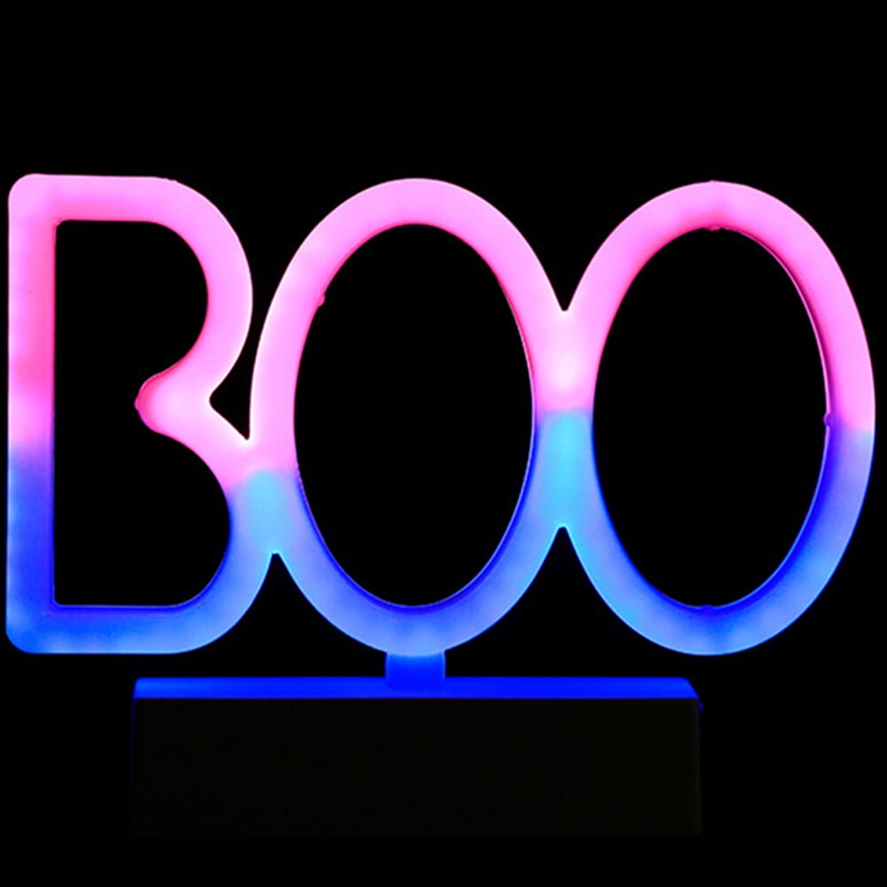 Neon Light Decorative LED Neon Sign Bedside Boo Neon Lamp Atmosphere ...