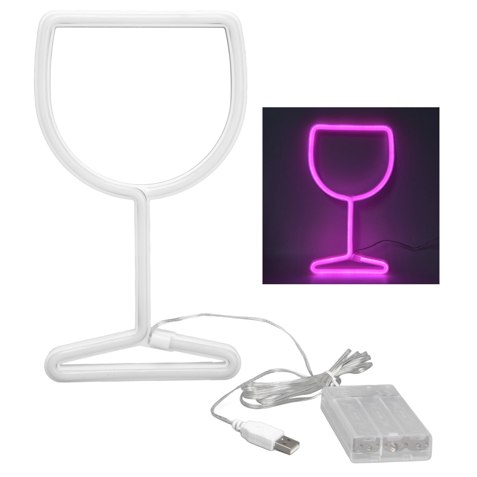 Neon Lights Dual Power Supply LED Light Source Energy Saving Suspension ...