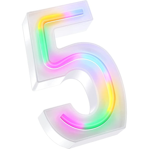 Neon Lights LED Neon Letter Lights- Light Up LED Letters Lights Light ...