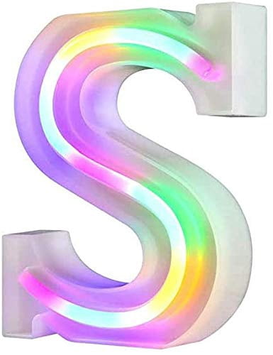 Neon Lights LED Neon Letter Lights- Light Up LED Letters Lights Light ...