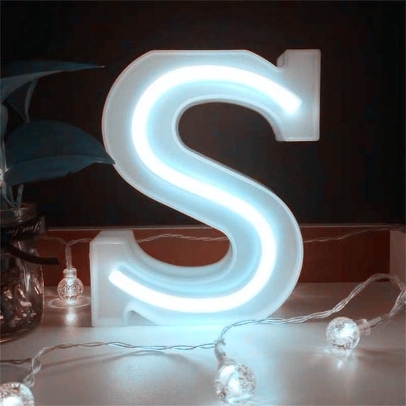 Neon Lights LED Neon Letter Lights- Light Up LED Letters Lights Light ...