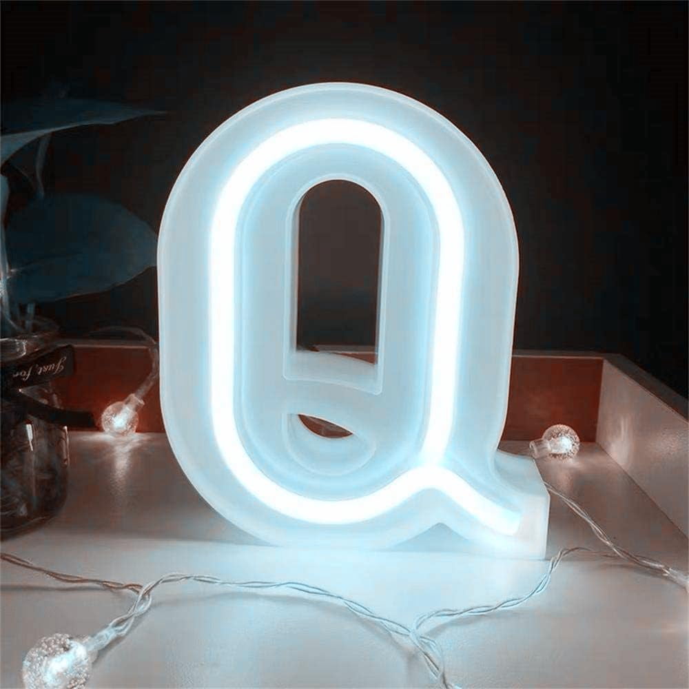 Neon Lights LED Neon Letter Lights- Light Up LED Letters Lights Light ...