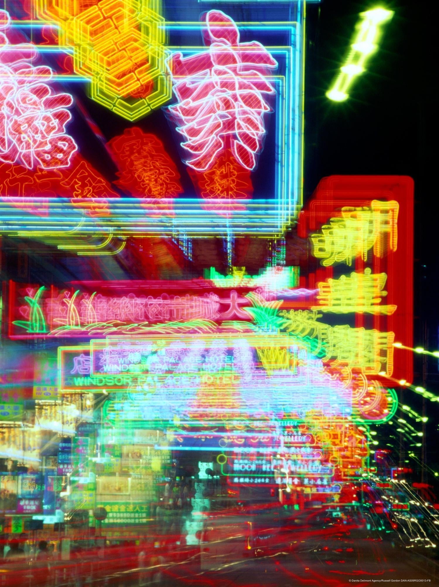 Art.com Neon Lights in Jordan and Mong Kok District, Hong Kong, China ...