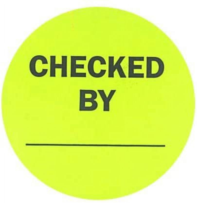 Neon Lime Color, Round Labels/Great to use for Inventory Control ...