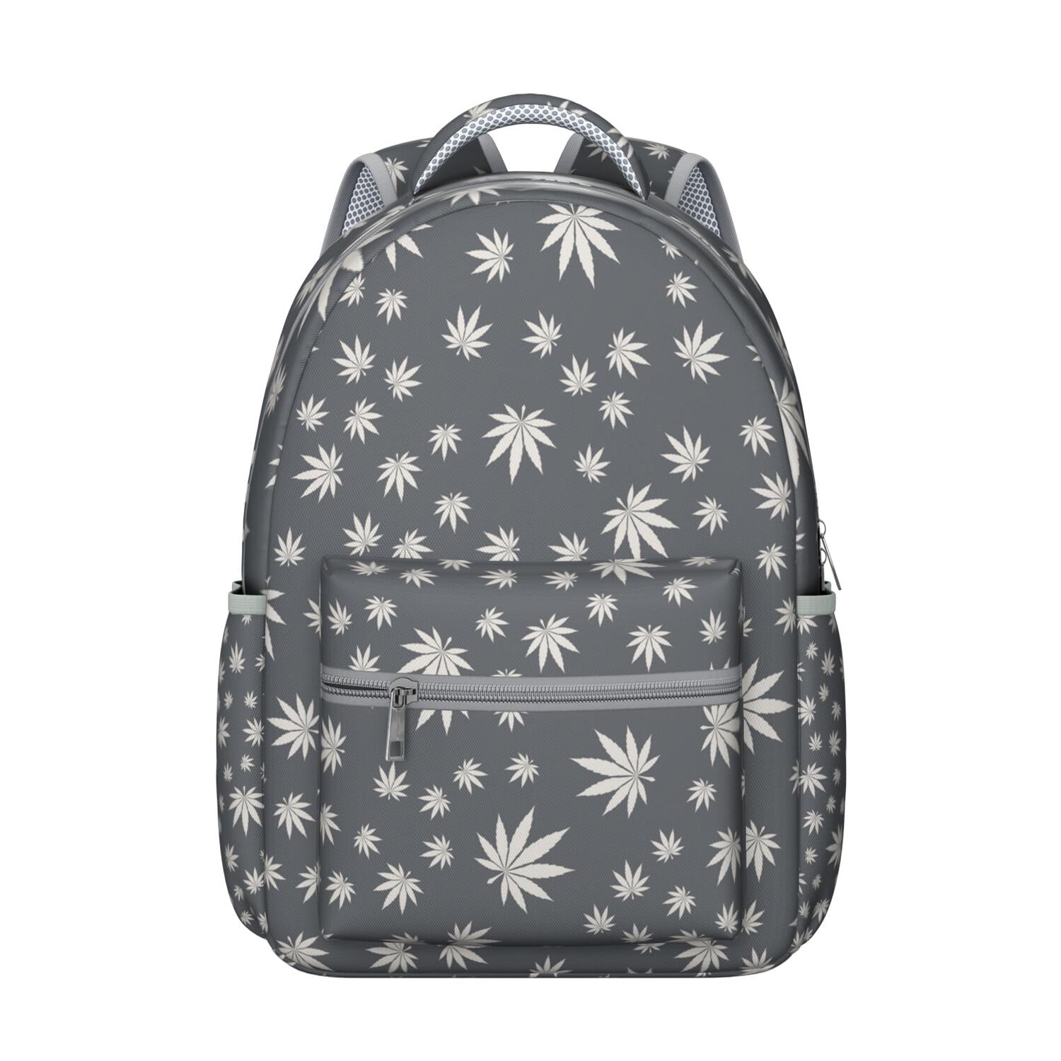 Neon Marijuana Leaf Glow in the Dark Backpack - Stylish Waterproof ...