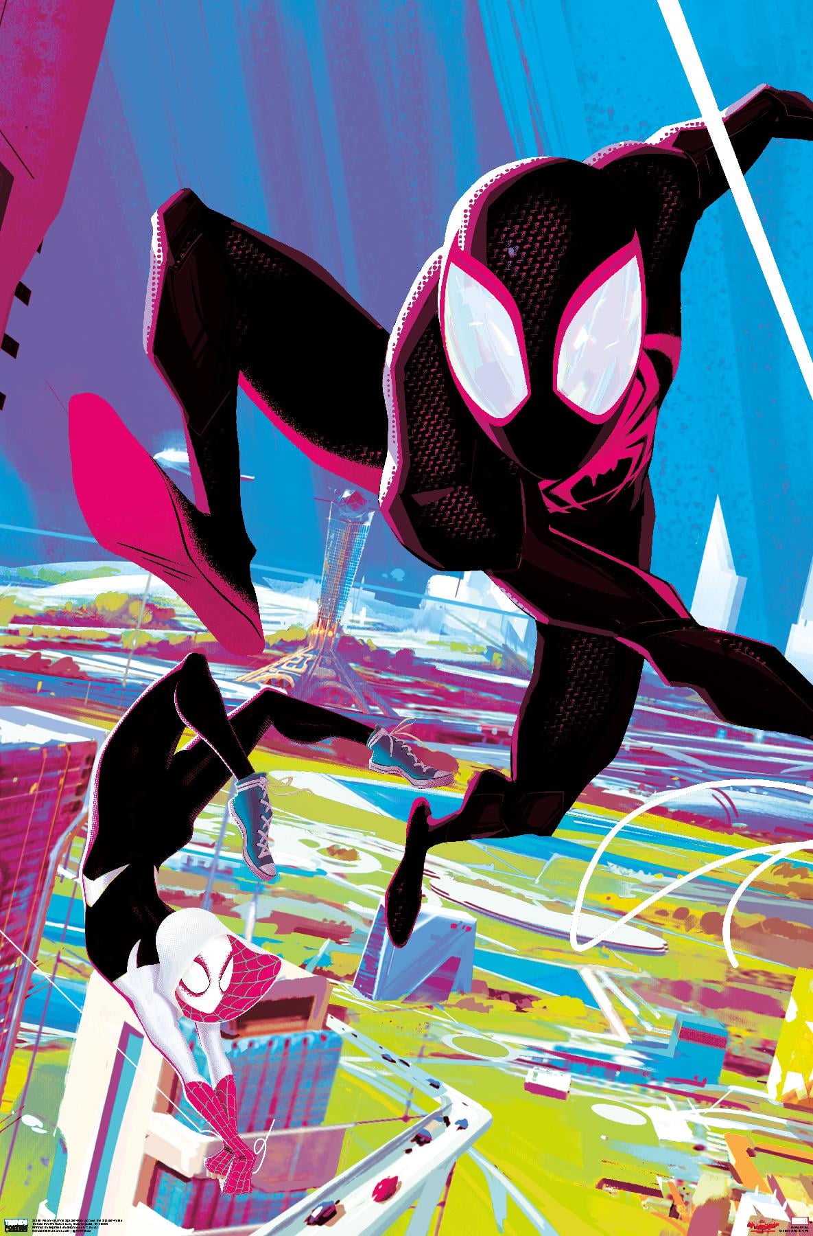 Neon - Marvel Spider-Man: Across the Spider-Verse Neon Wall Poster ...