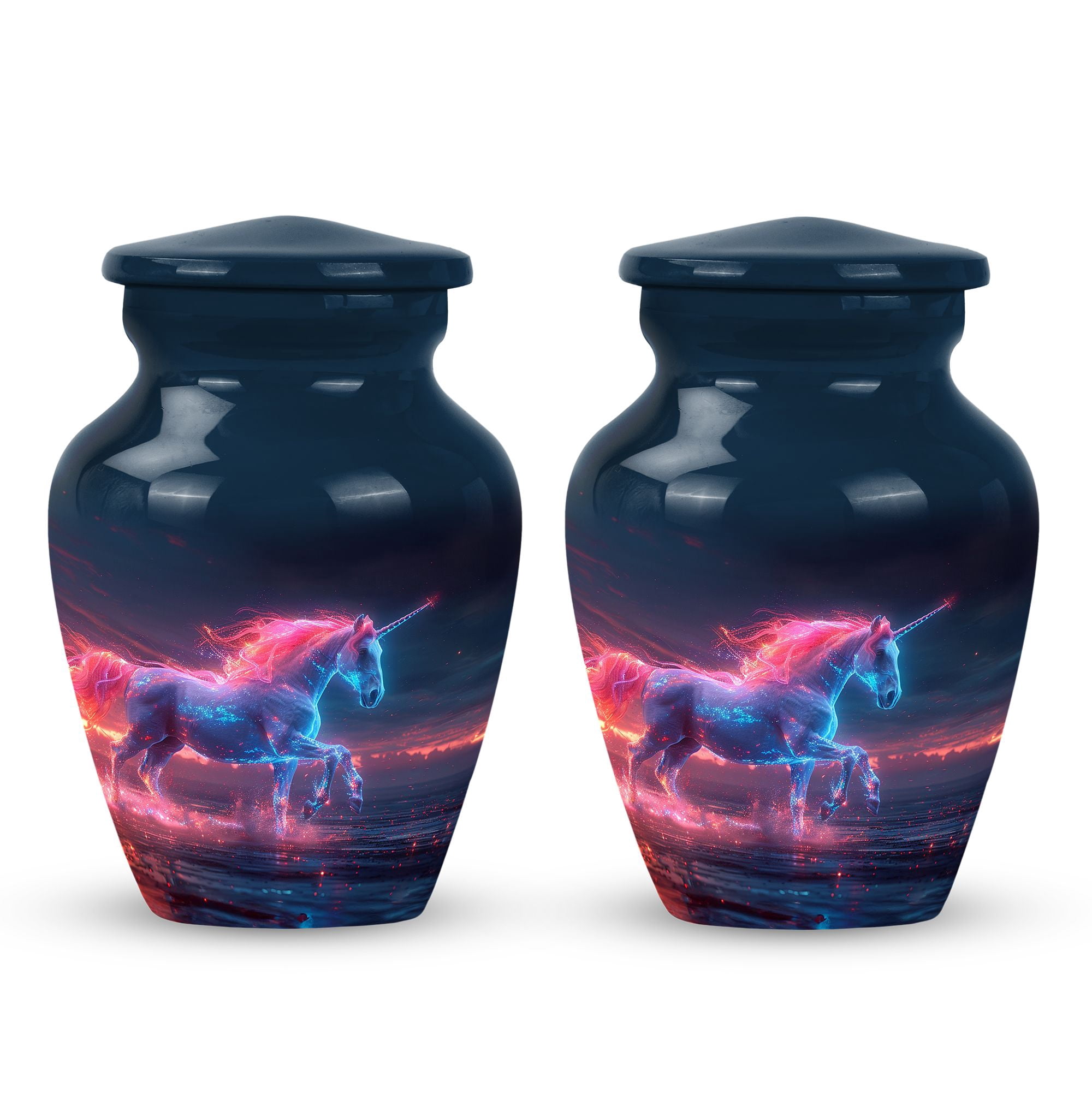 Neon Mirage Funeral Cremation Urns - Urns For Ashes Adult Female - Mini ...
