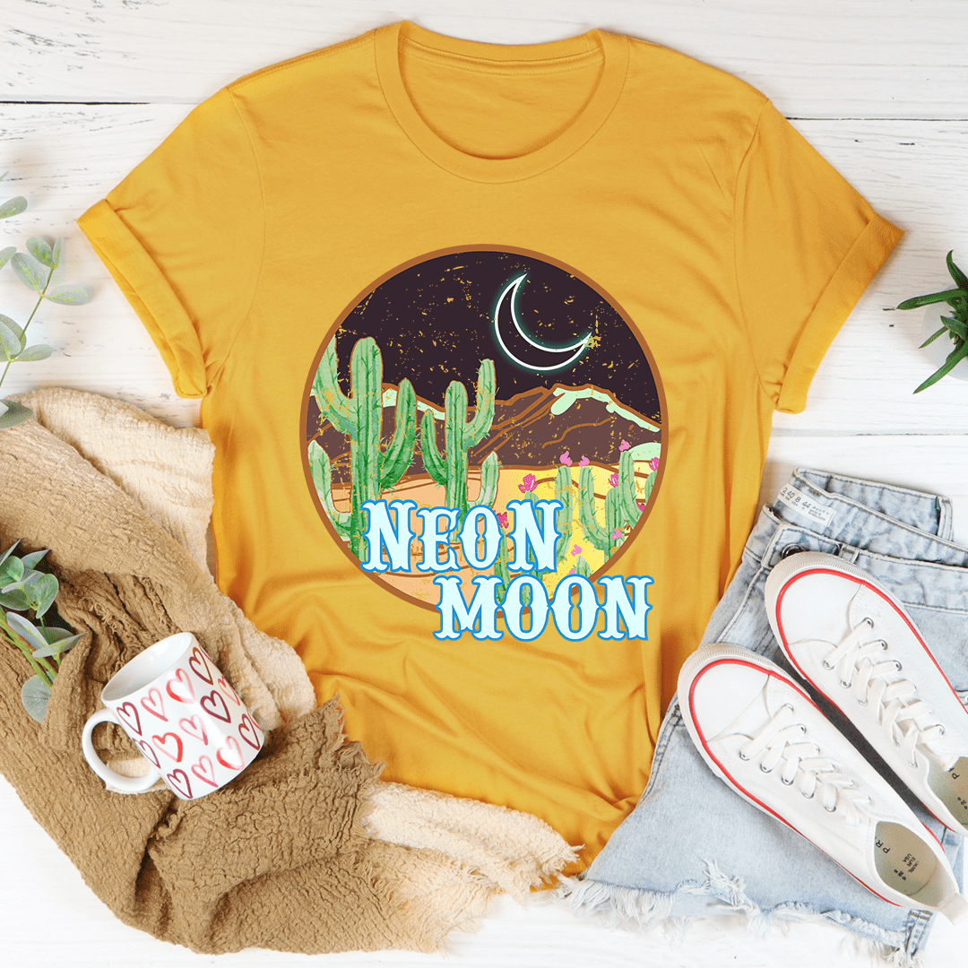 Neon Moon Tee Mauve S Peachy Sunday T-Shirt - Walmart.com