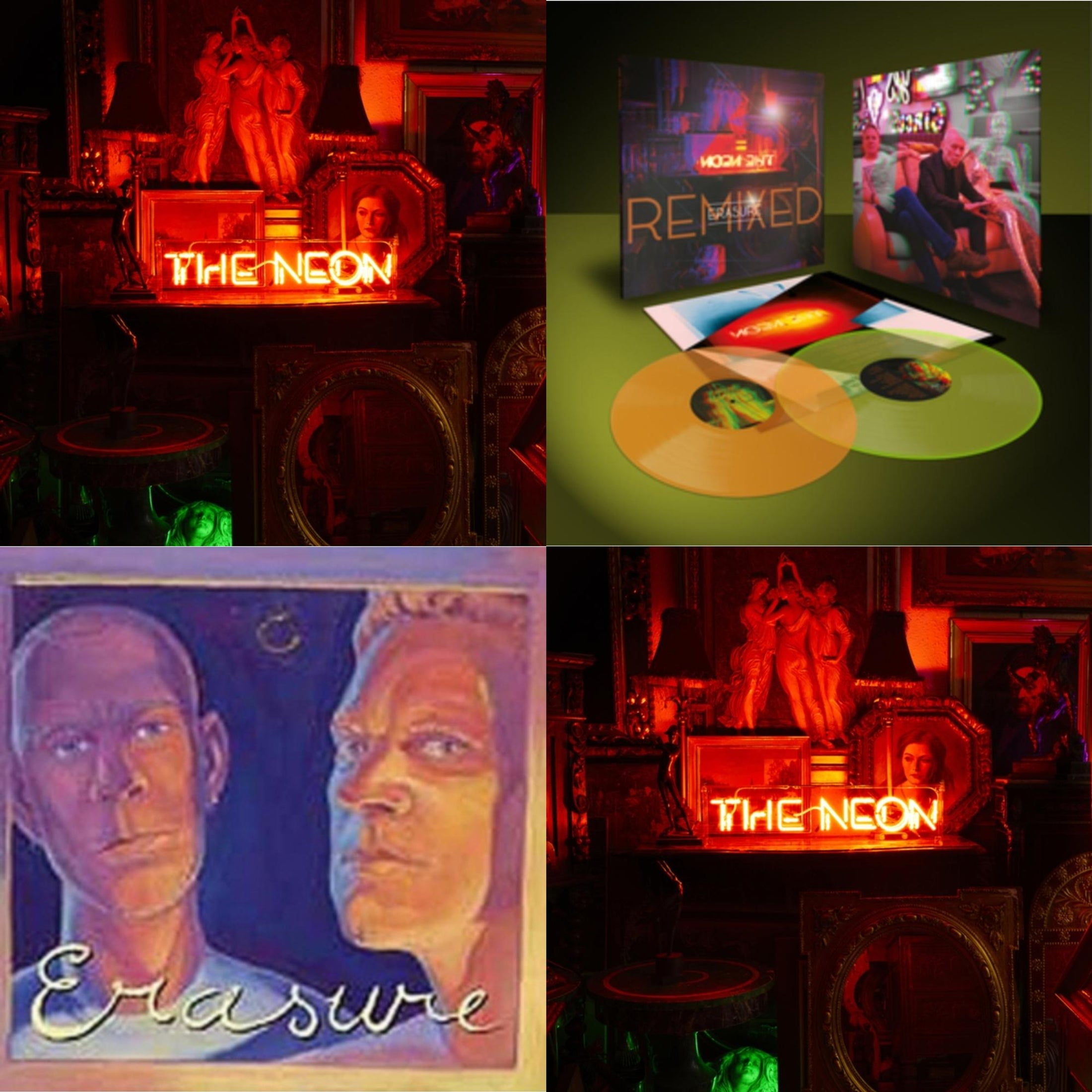 Neon & Neon Remixed (2LP/Limited/Amber & Yellow Vinyl) & Erasure (180G ...