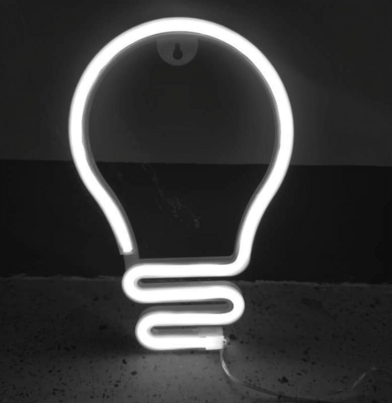 Neon Night Light, LED Neon Signs Night Light Bulb Neon Lights Neon ...