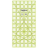 Omnigrid Neon Omnigrip 6" x 12" Quilting Ruler, Non-Slip Acrylic, for ...