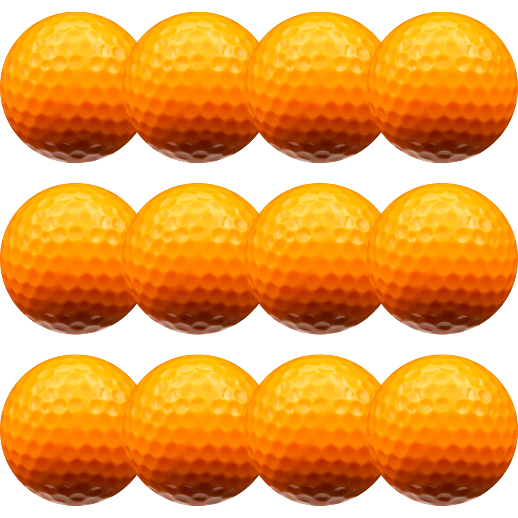 Blacklight Orange Golf Balls – 12 Pack – High-Visibility by GBM Golf ...