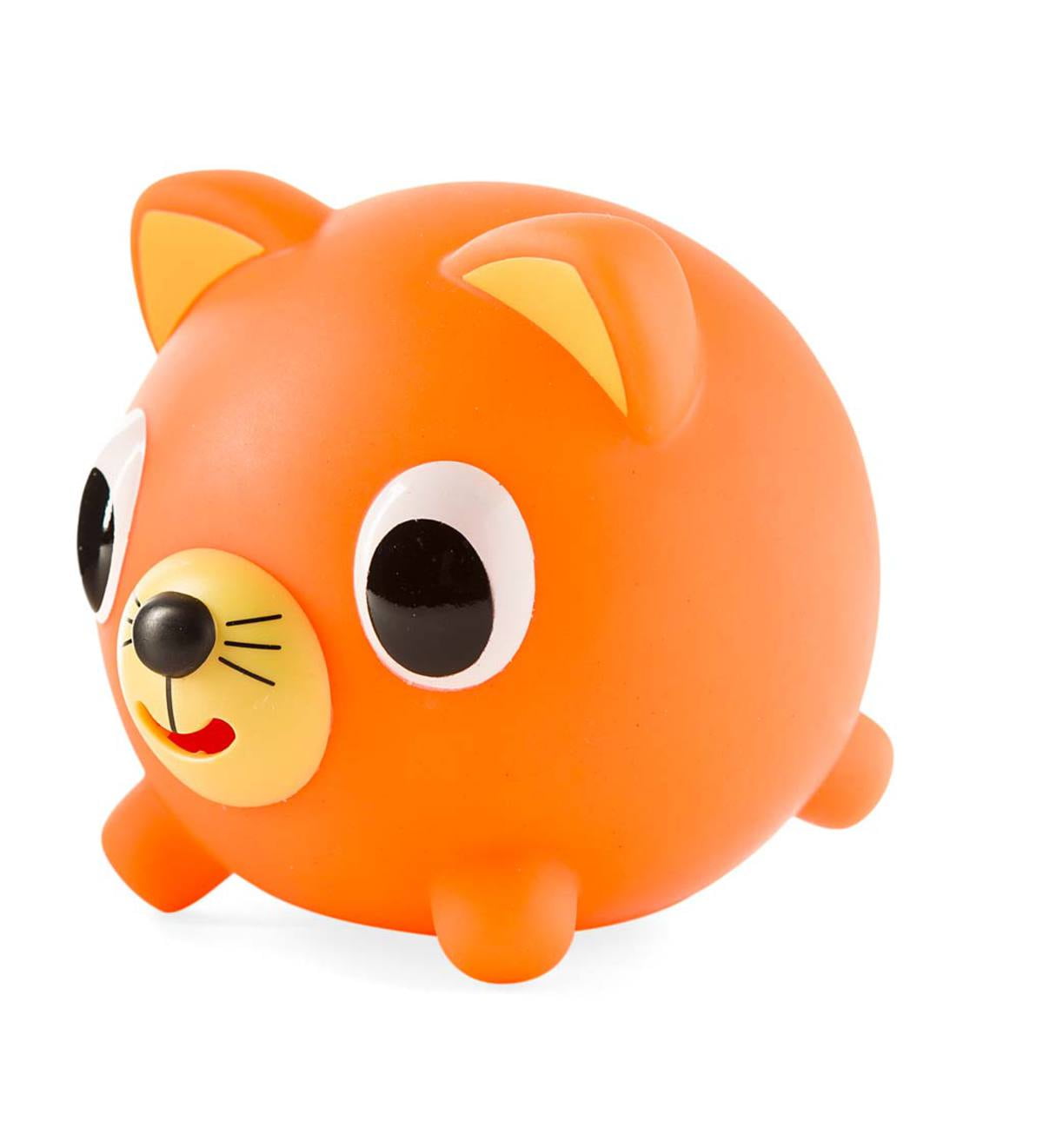 Neon Orange Jabber Ball with Sound Effects, Cat, 4" dia. - Walmart.com