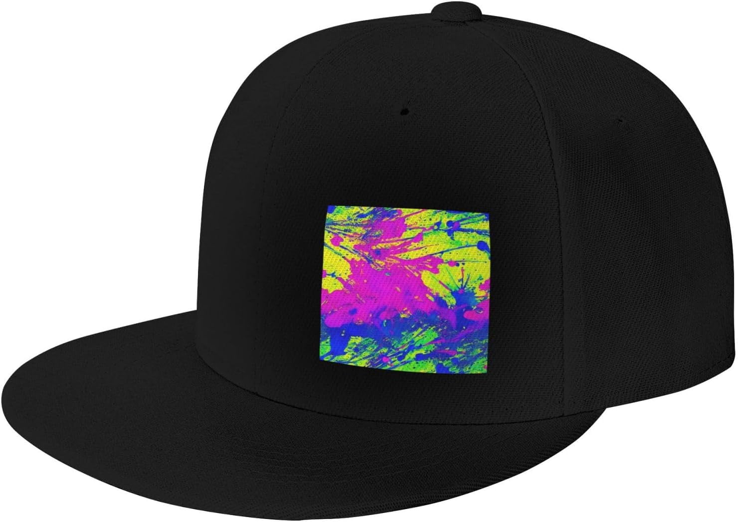 Neon Paint Splatter Outdoor Baseball Cap and Running Cap - Walmart.com