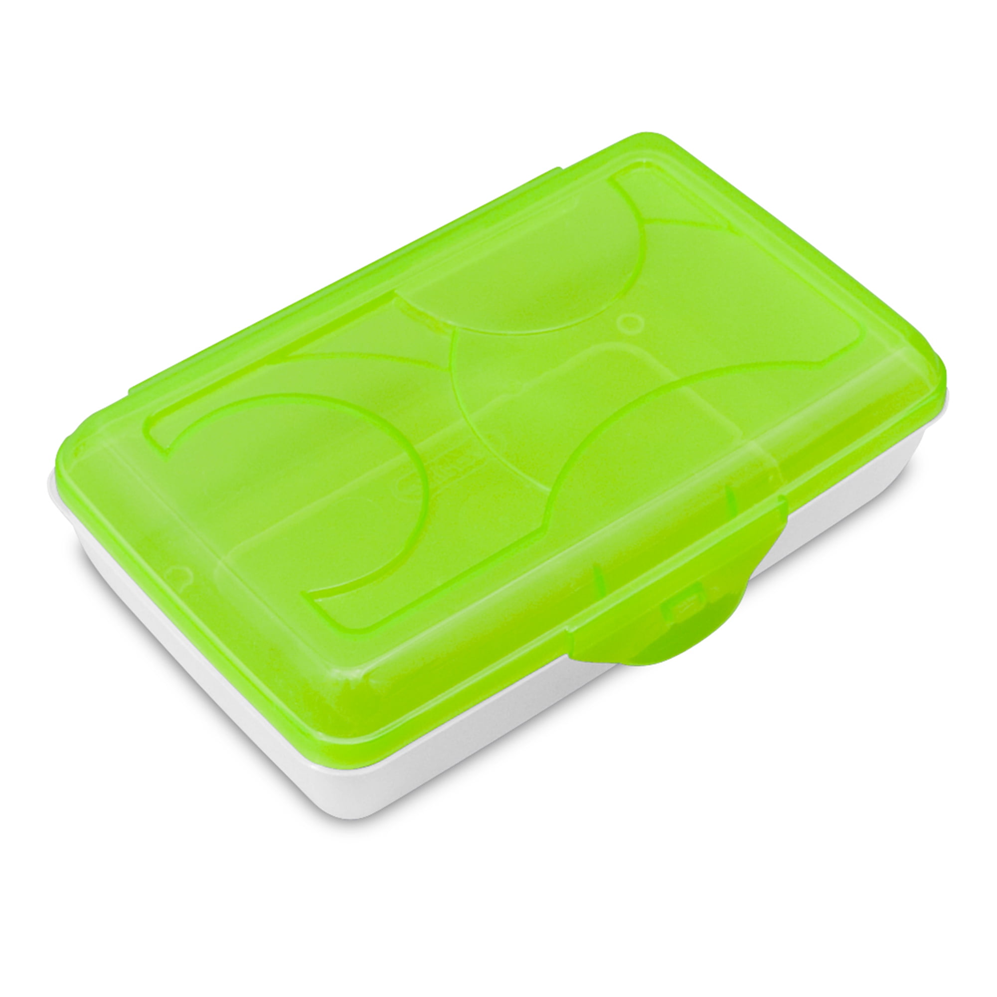 Neon Pencil Box, Neon Green - Walmart.com