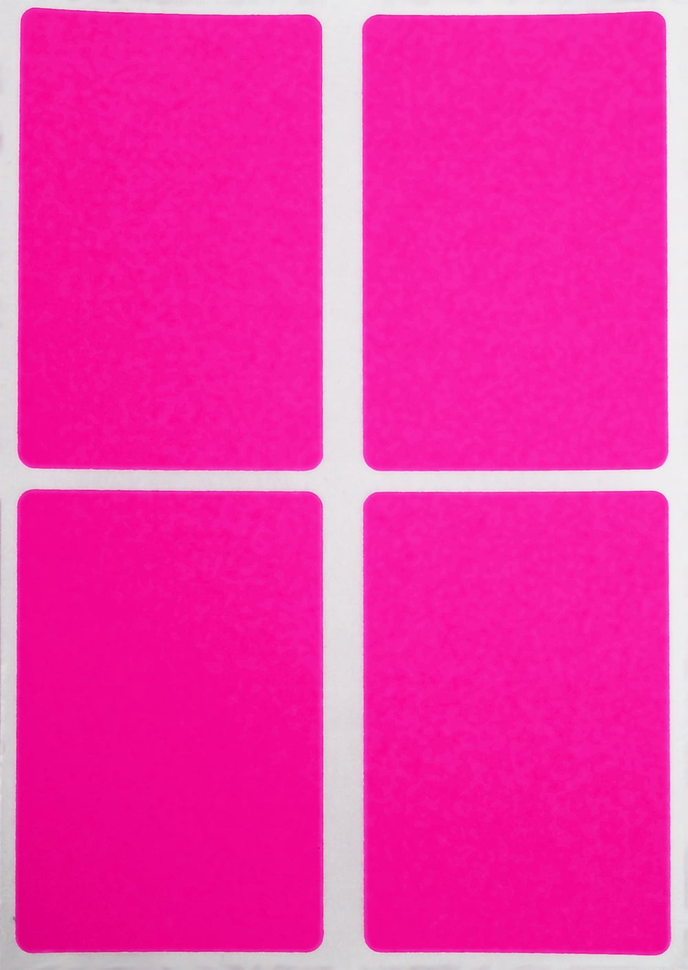 Neon Pink Coding Labels 3x2 - Rectangular Sticker Label 7.5cm x 5cm ...