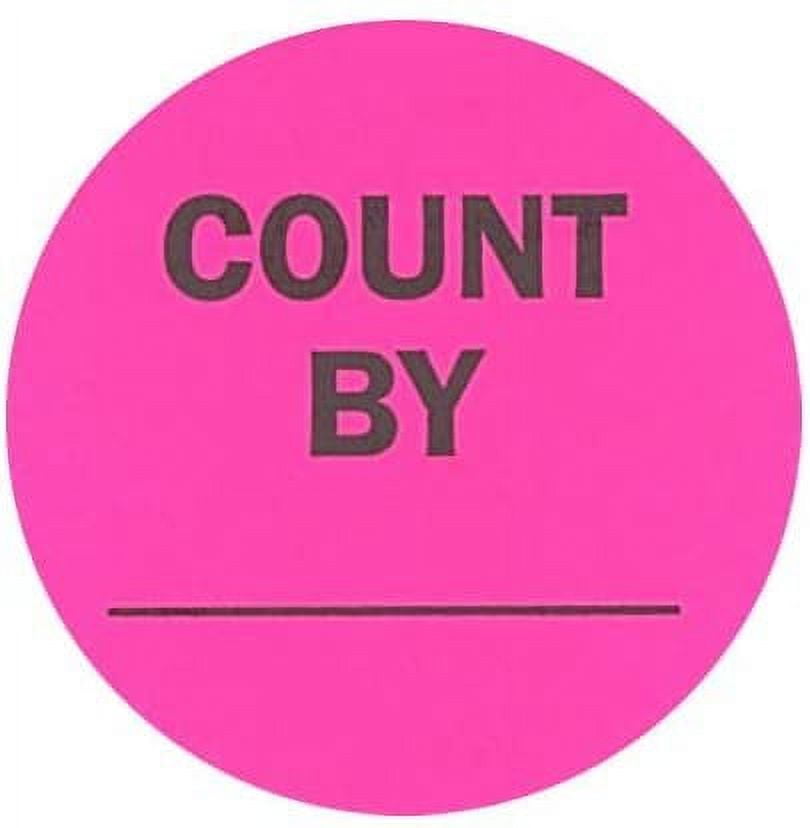 Neon Pink Labels for Office Supplies and Inventory Organization ...