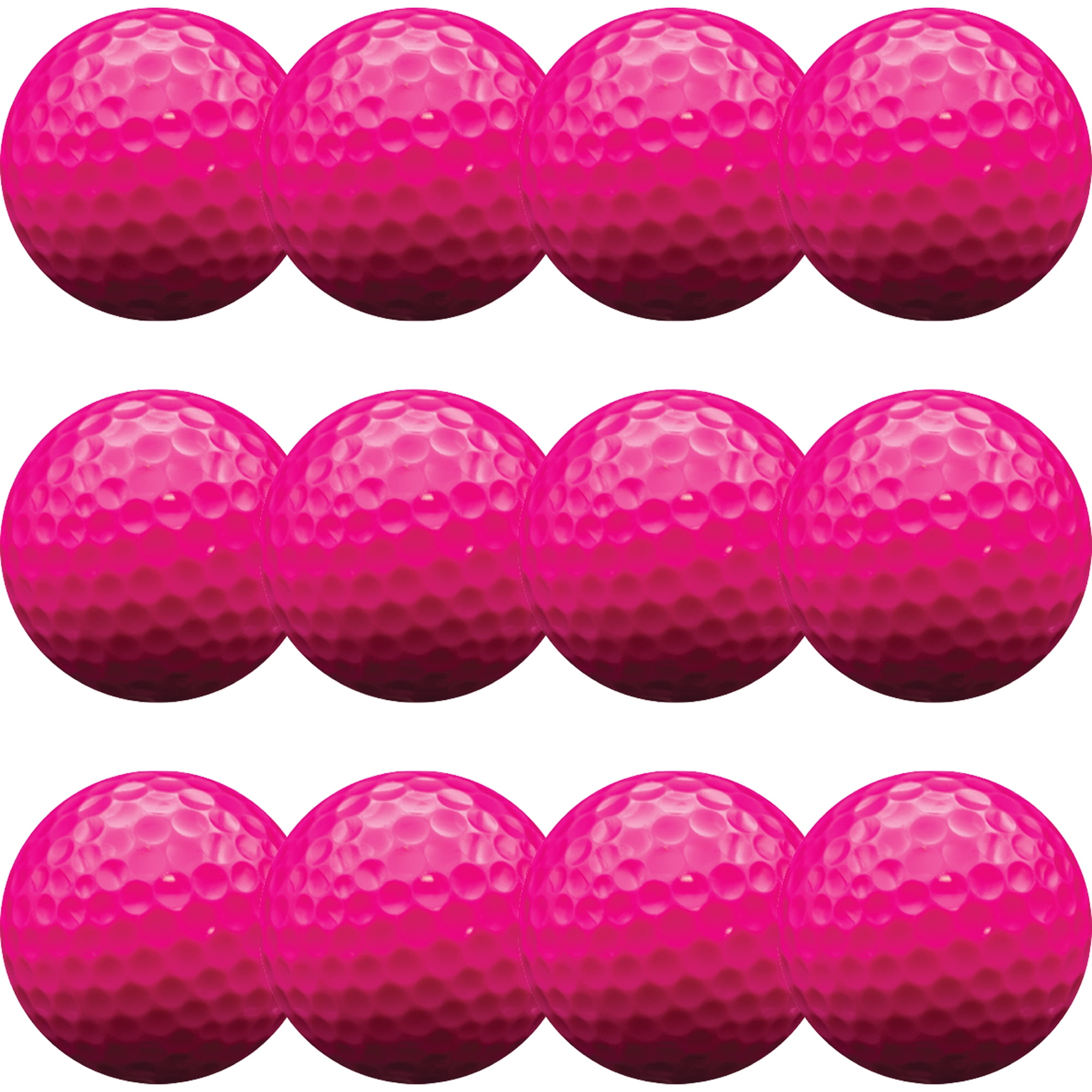 Blacklight Pink Golf Balls 12 Pack by GBM Golf - Walmart.com