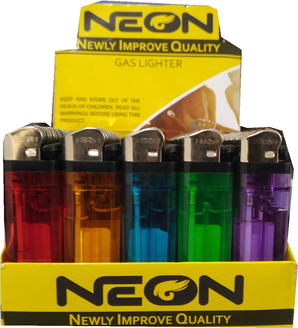 Neon Premium Disposable Butane Lighters - Walmart.com
