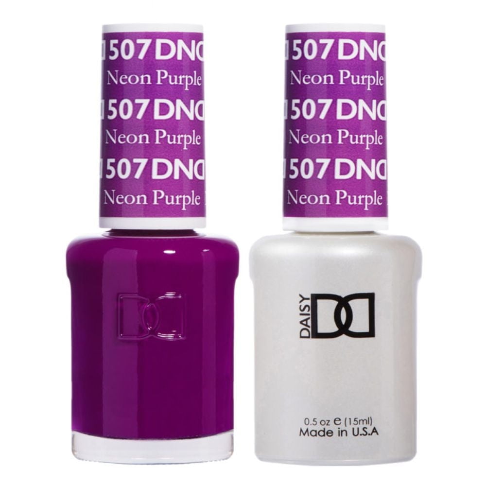 Neon Purple #507 & Matching Polish Set - DND Gel & Lacquer - Walmart.com