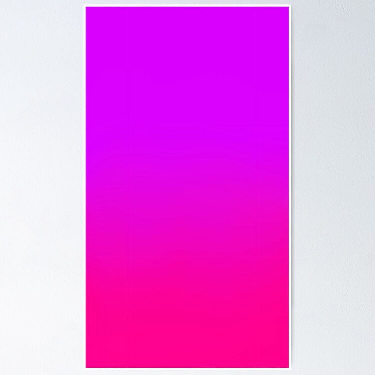 Neon Purple To Neon Pink Poster, 12x18 UNFRAMED - Walmart.com