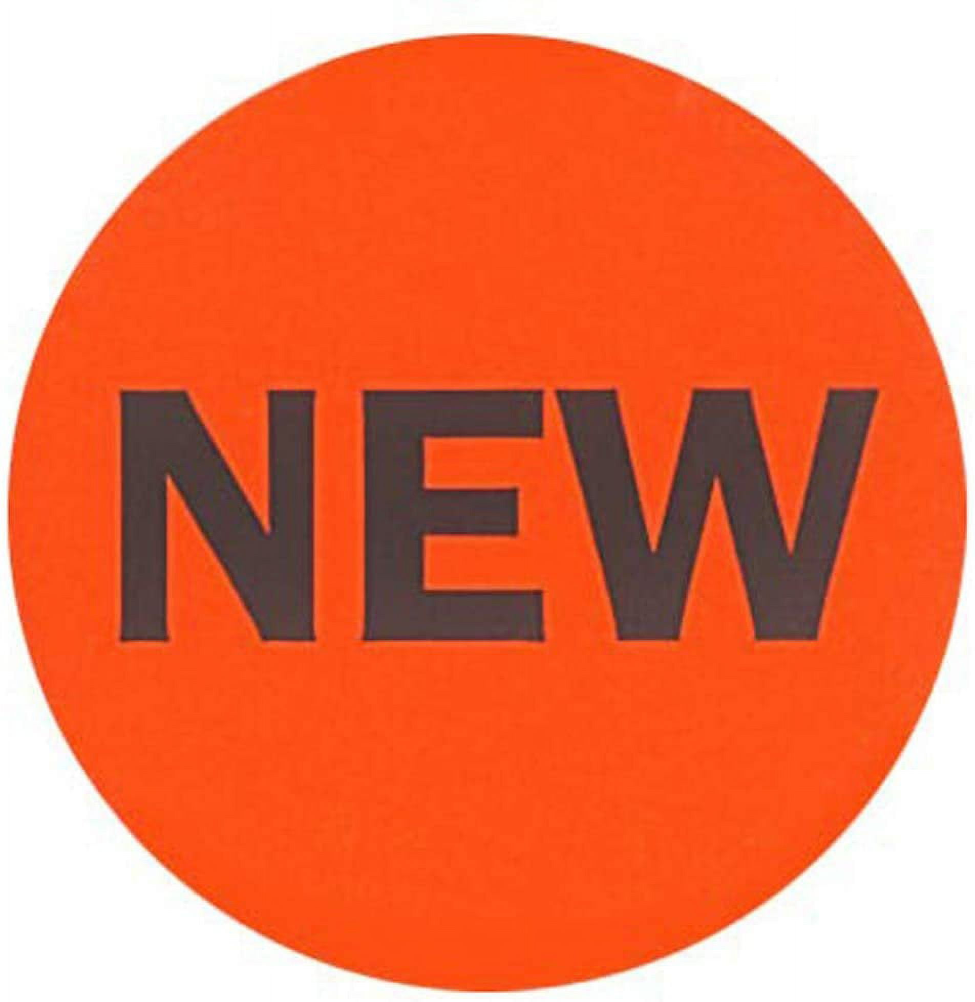 Neon Red Color, Round Labels/Great to use for Inventory Control ...