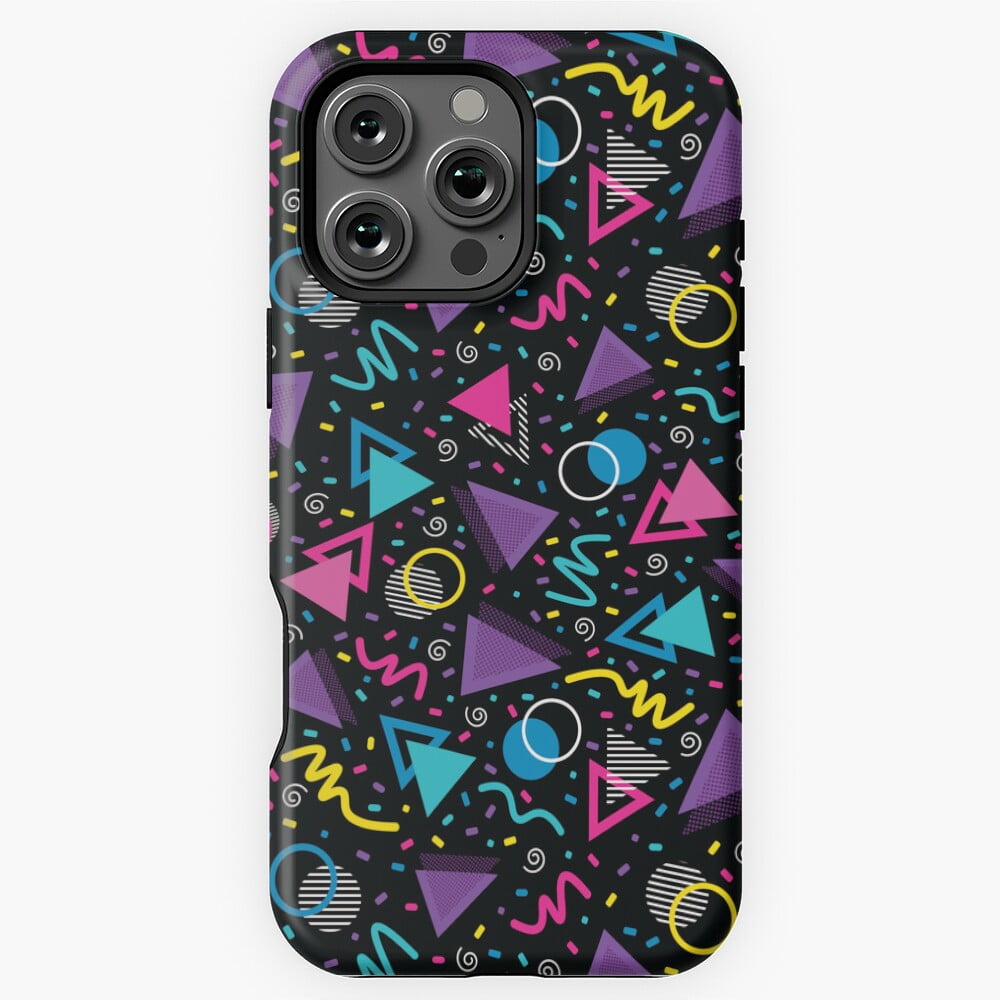 Neon Retro 90s Sprinkle Phone Case for iPhone 16 15 14 13 12 11 Pro Max ...