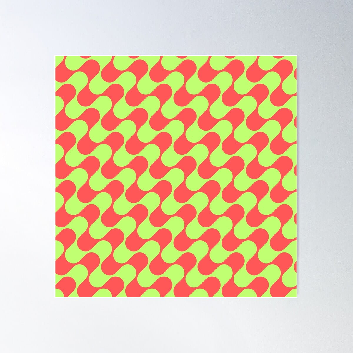 Neon Retro Poster Wall Art, Modern Wall Decor For Living Room Bedroom ...