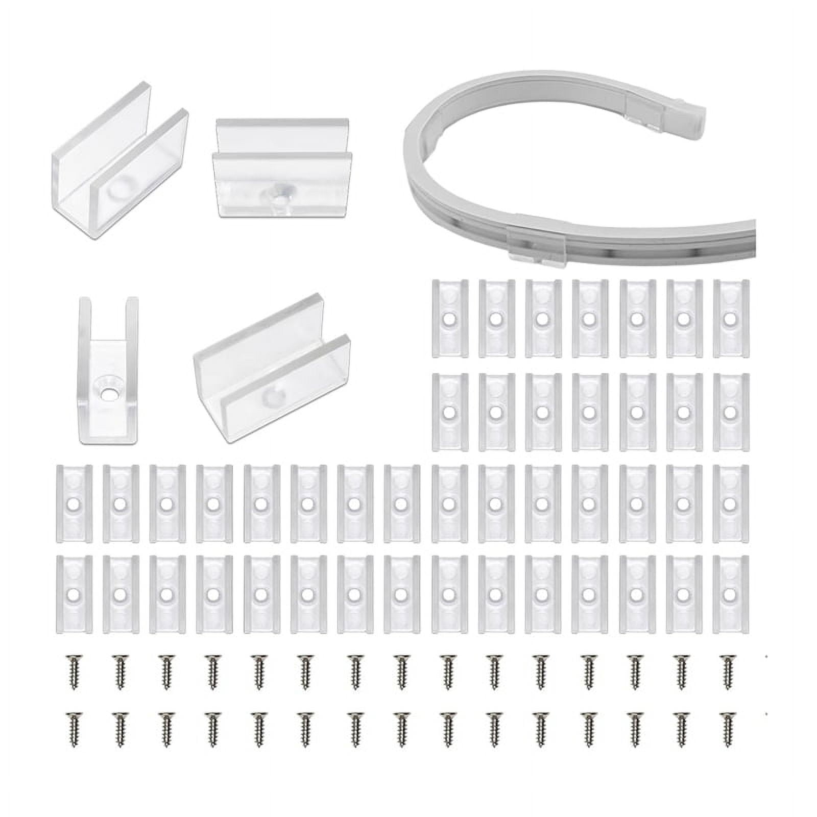Neon Rope Light Mounting Brackets 100pcs Neon Lights Install Fixing