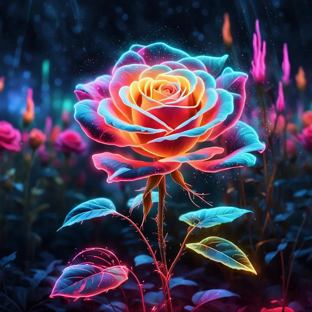 Neon Rose 300 Pieces Adult Wooden Puzzle Brain Challenge Puzzle Game ...