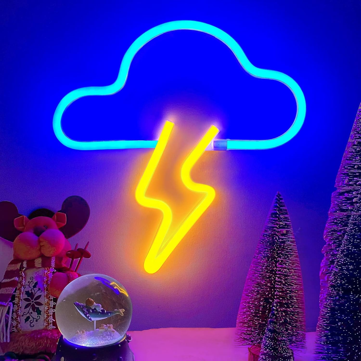 Neon Sign Cloud Neon Signs for Wall Decor Neon Light or Light Up Neon ...