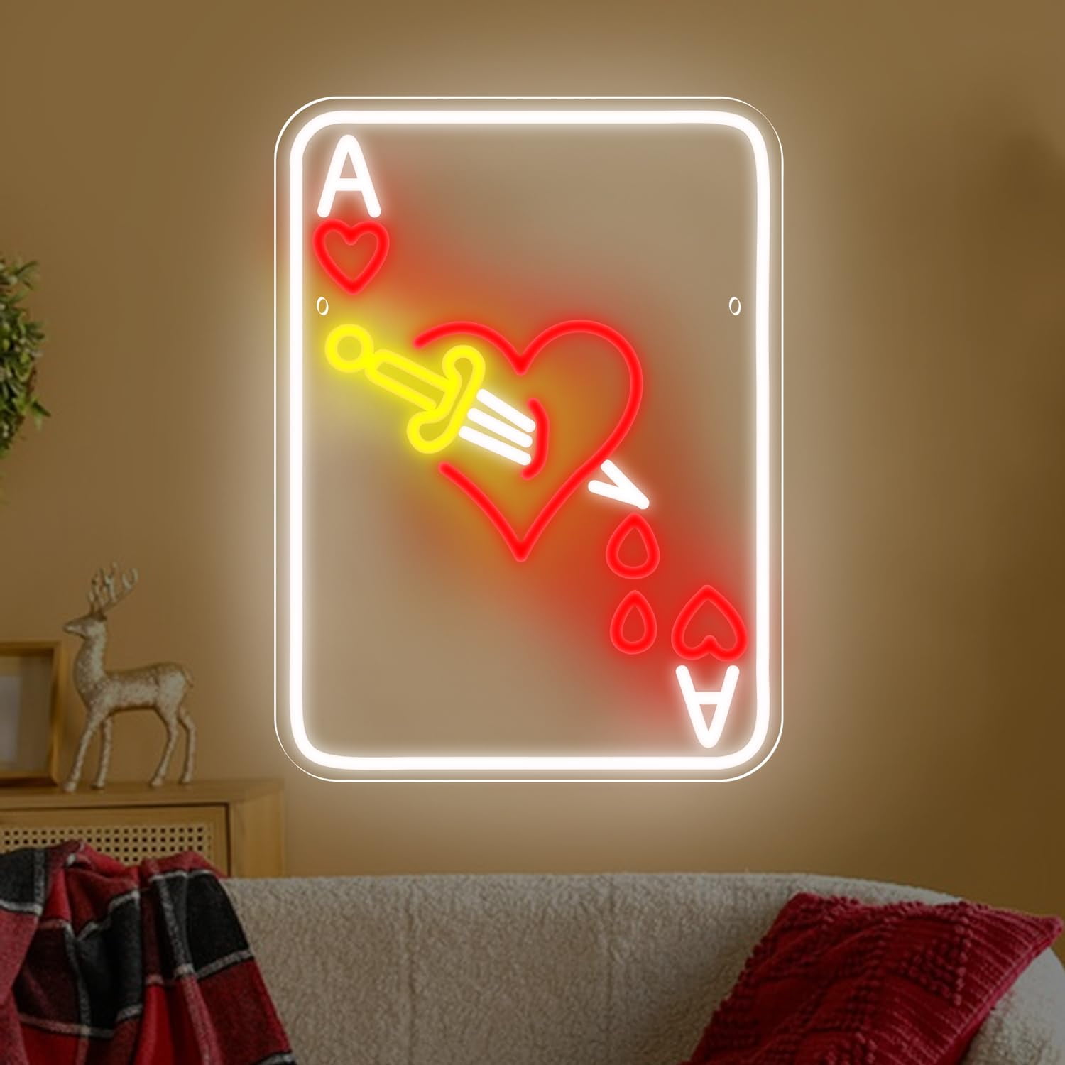 Neon Sign,LED Light for Wall Decor,USB Light Up Signs for Bedroom Home ...