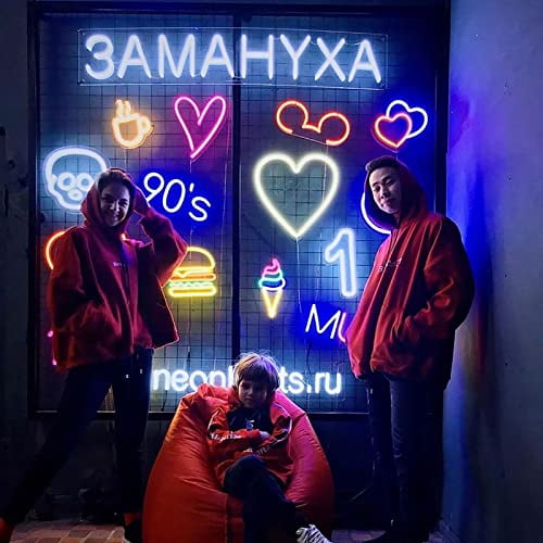 Neon Signs, Customizable LED Light Sign for Wedding Bedroom Wall Decor ...