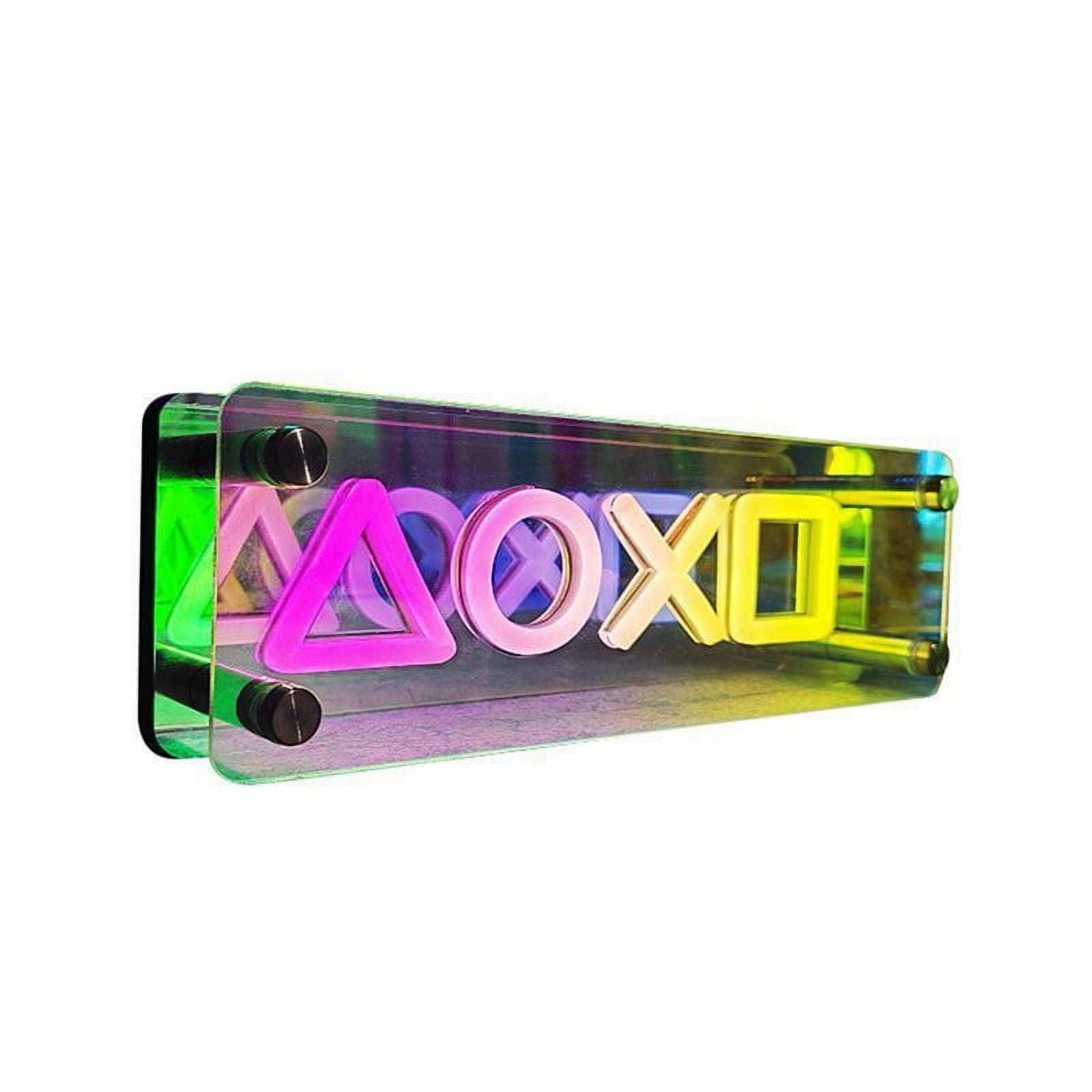 Neon Signs Lights LED Table Lamp Colorful Thousand Layer Mirror ...