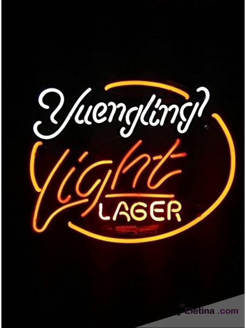 Neon Signs for Wall Decor 15x17inch Y Uengling L Ight L Ager Custom ...
