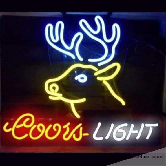 Neon Signs for Wall Decor Beer Bar C Oor Light Deer Sign Light Beer Bar ...
