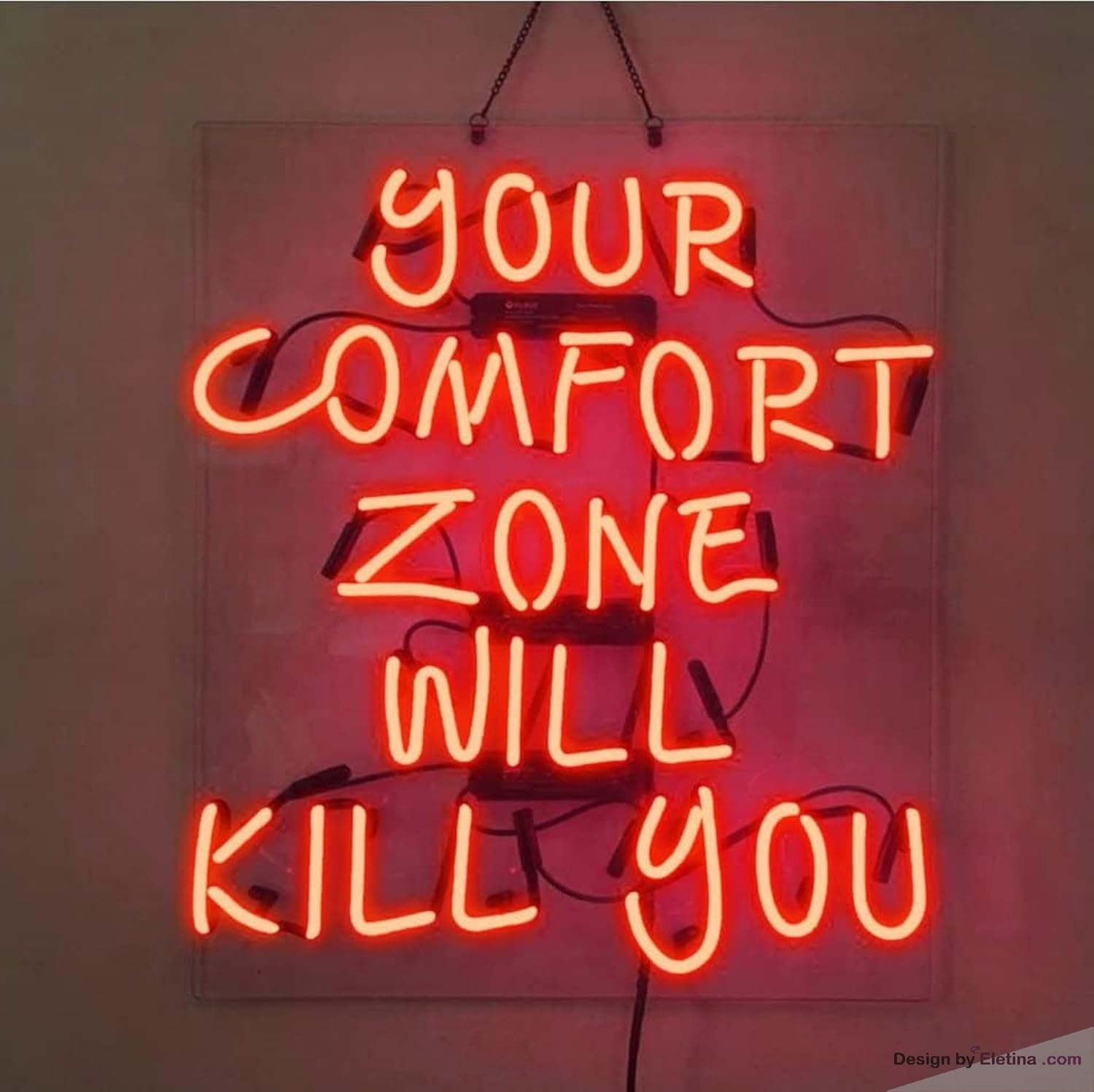 Neon Signs for Wall Decor Your Com T Will Kill You Handmade Real Tubes ...