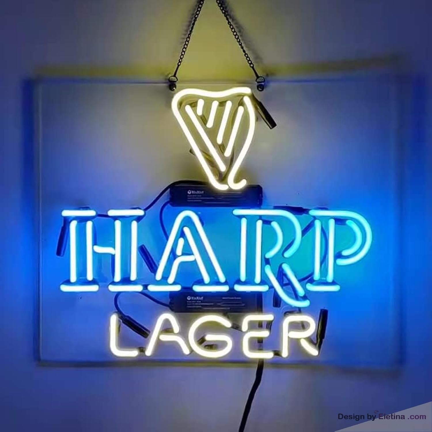 Neon Signs for Wall Decor Lager Beer Real Led Bar Home Beer Bar Pub ...