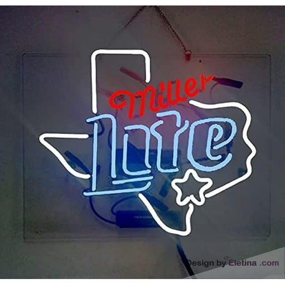 Neon Signs for Wall Decor Rong Fty Texas Handmade Beer Real Led Home ...