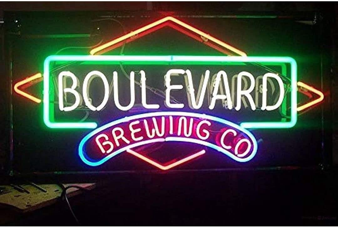 Neon Signs for Wall Decor 15x17inch Boulevard Brewing Co Sign Beer Bar ...