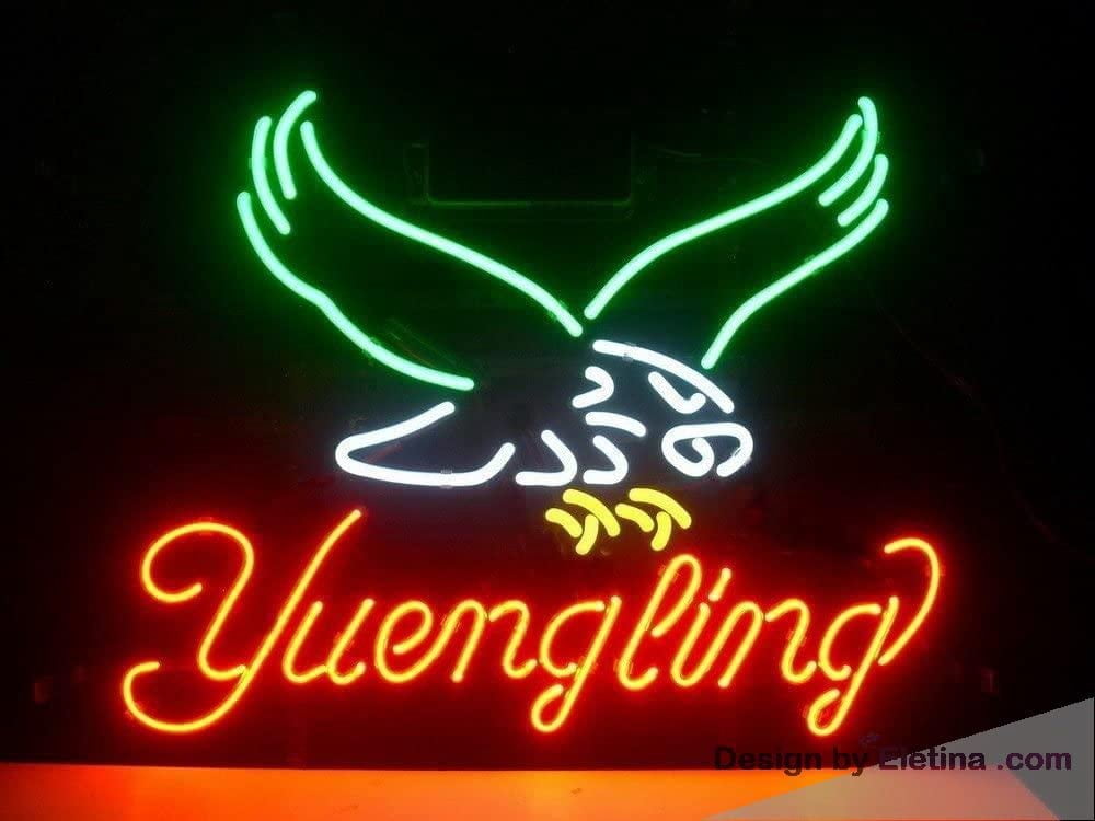 Neon Signs for Wall Decor 15x17inch Y Uengling E Agle Custom Handmade ...
