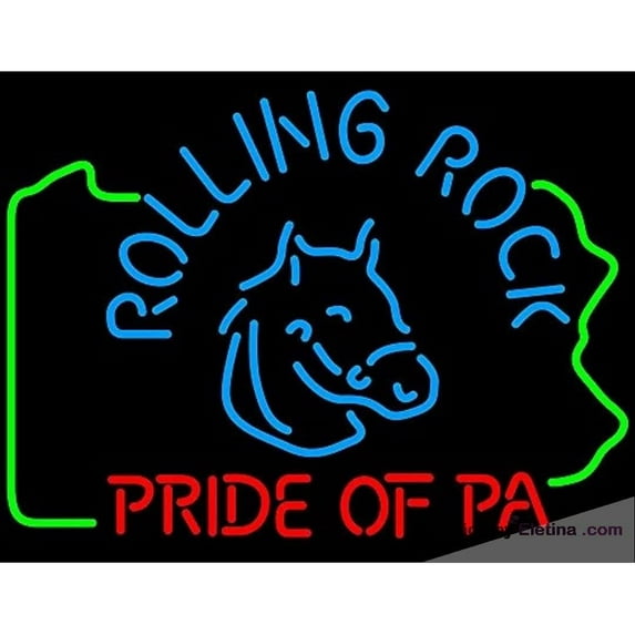 Neon Signs for Wall Decor 16x20inch P Ride Of Pa Custom Handmade Led ...
