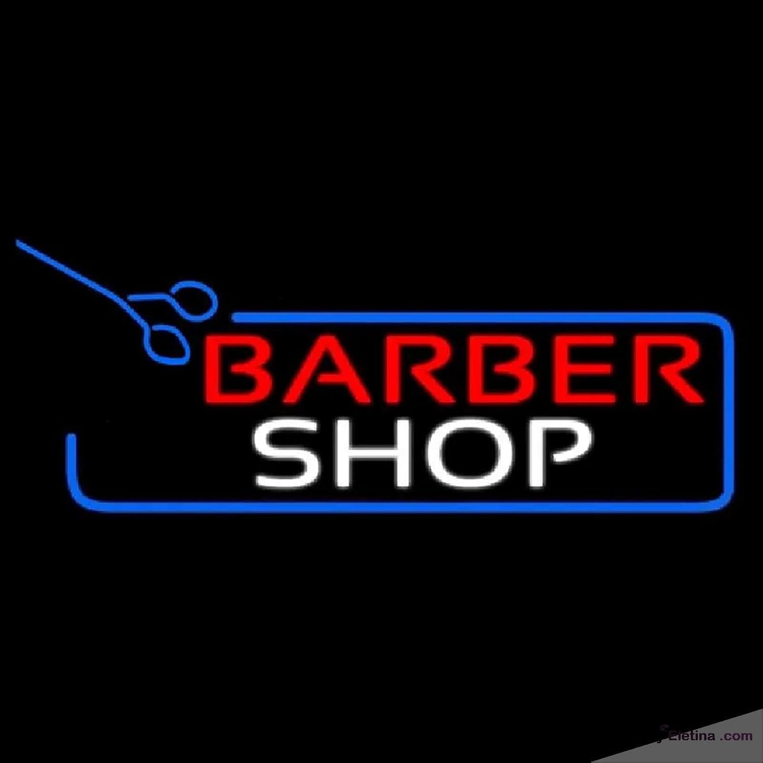 Neon Signs for Wall Decor Barber Shop With Scissor Handmade Art Sign ...