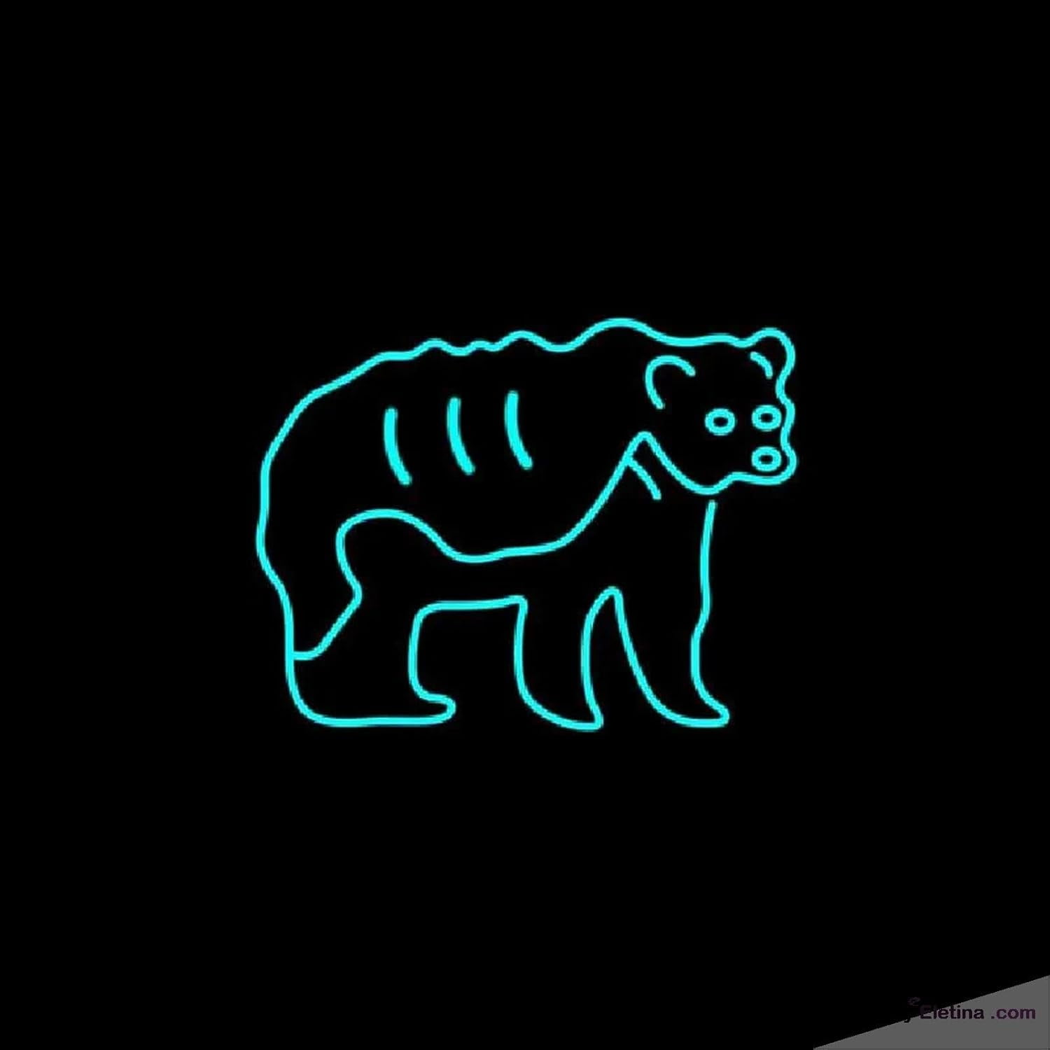 Neon Signs for Wall Decor Bear New Animals Handmade Art Sign Neon Led ...