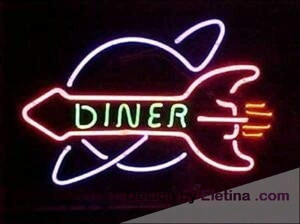 Neon Signs for Wall Decor Beer Bar Rocket Diner Lamp Sign inin Bar ...