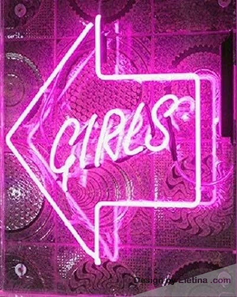 Neon Signs for Wall Decor Beer Bar Sense in Girls Arrow Sign Acrylic ...