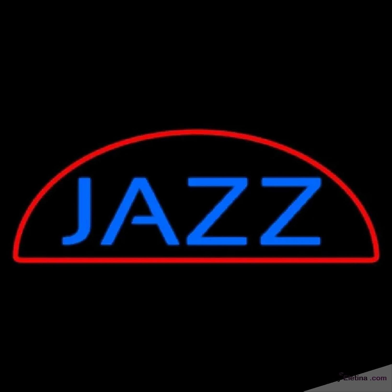 Neon Signs for Wall Decor Blue Jazz Handmade Art Sign Neon Led Tubing ...